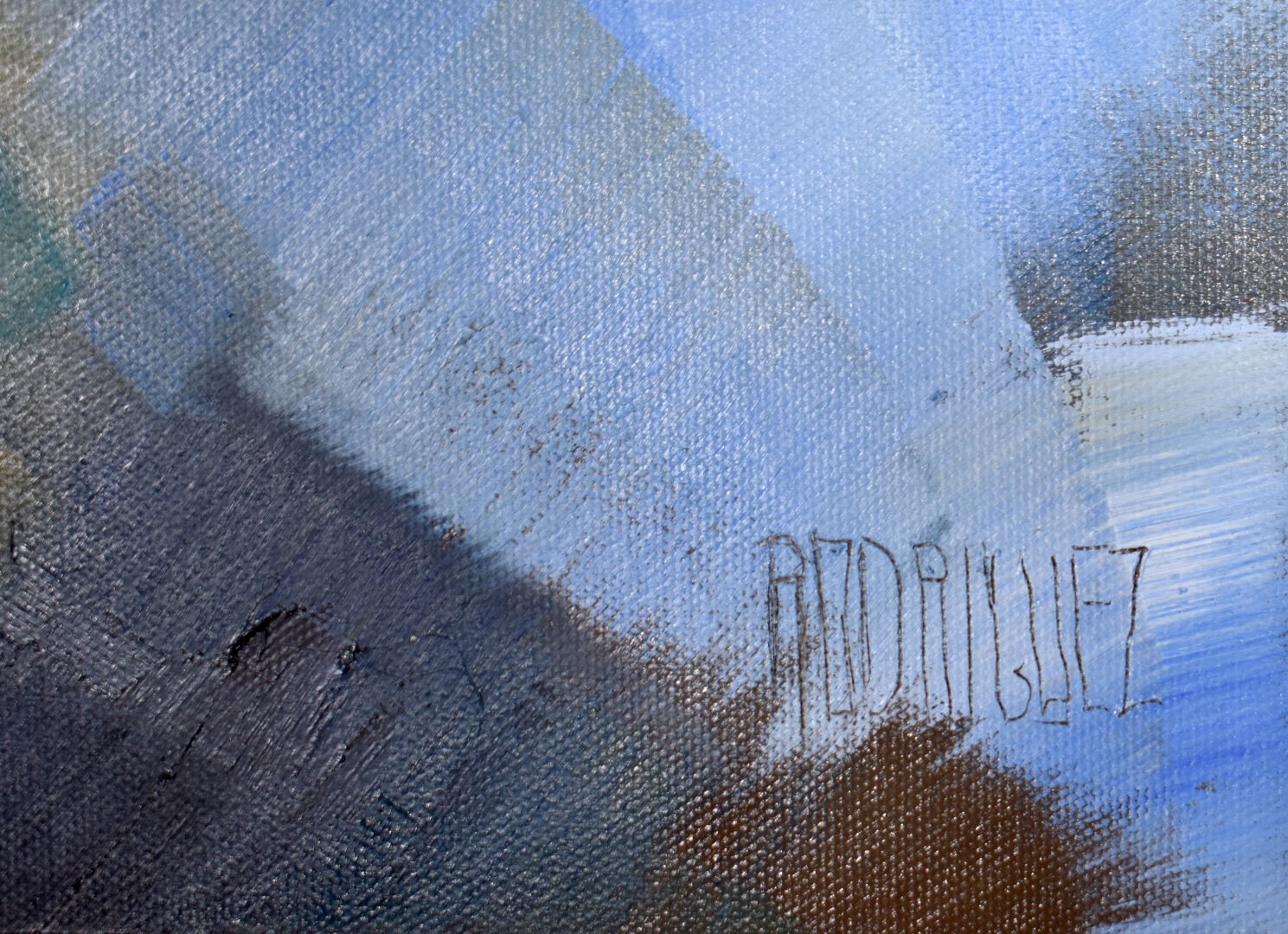 Cathy RODRIGUEZ (XXe siècle). Marché au chasselas. Huile sur toile ...