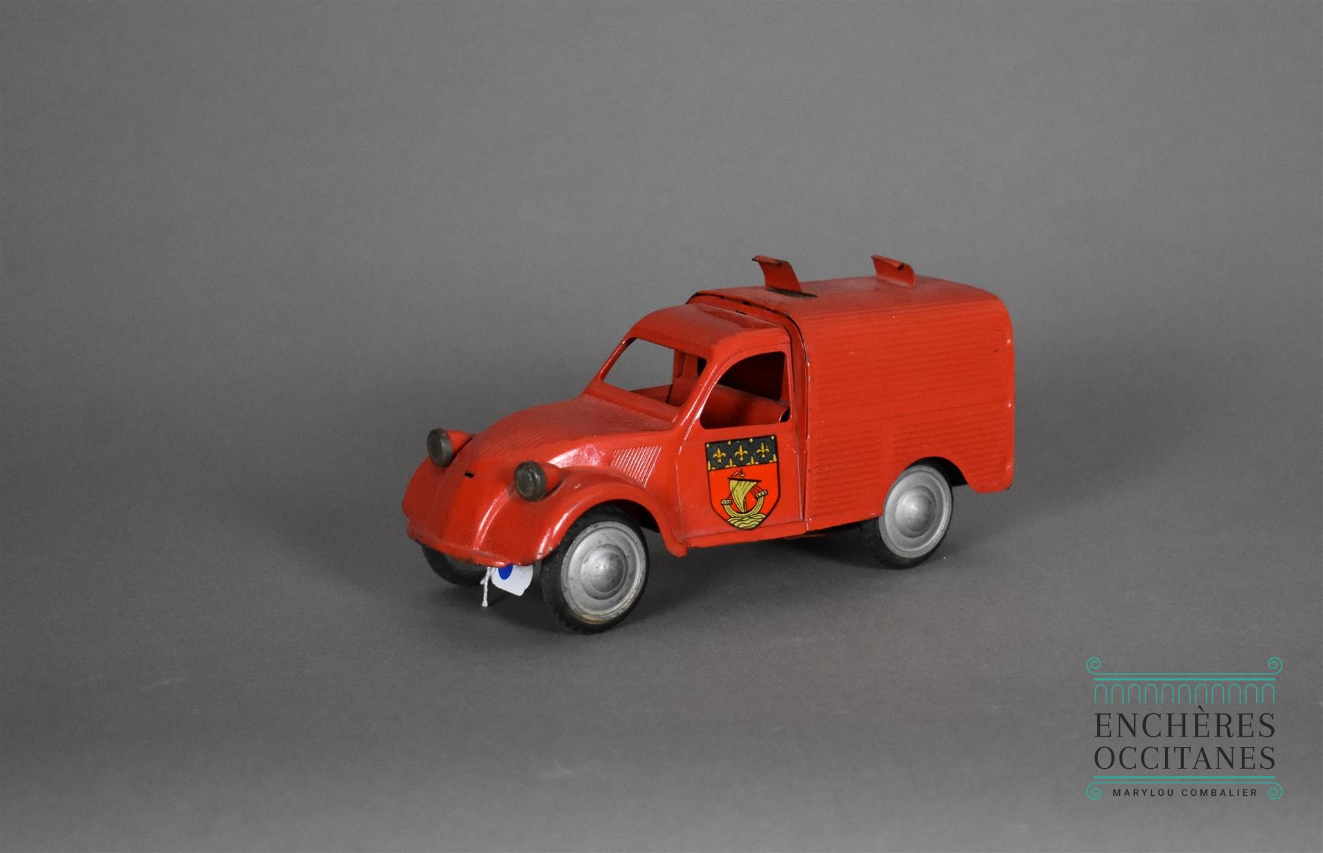JRD. Citroën 2CV camionnette des sapeurs-pompiers de Paris, miniature ...